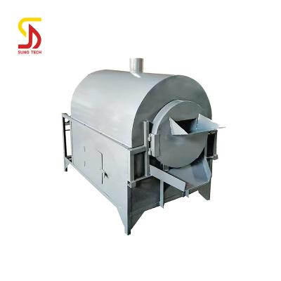 China Small Automatic Stainless Steel Drum Dryer Commercial Nuts Dryer Peanut Cocoa Beans for sale