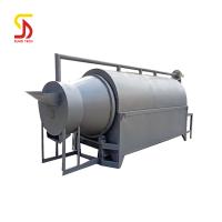 China Compound Fertilizer Slag Mini Rotary Drum Dryer Machine ZQ250 Speed Reducer for sale