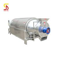 China Stainless Steel Cassava Small Rotary Dryer Fruit And Vegetable Rotary Drum Dryer For Organic Fertilizers for sale