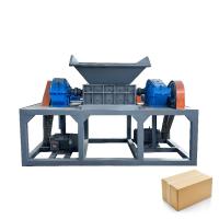 China 15kw Municipal Solid Waste Twin Shaft Shredder Automatic For Carton for sale