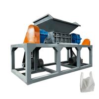 China Bag Bottle Barrel Card Plastic Waste Shredder Machine 11KW Twin Shaft for sale