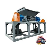 China Double Shaft Heavy Duty Large Capacity Textile Shredder Machine For Jeans And Old Clothes for sale