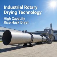 China Industrial Hot Air Rotary Dryer Poultry Manure Compost Fodder Rice Husk Rotary Drying Machine for sale