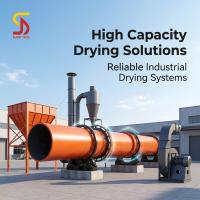 China High Capacity Cement Rotary Dryer Wood Chips Sand Sludge Rotary Dryer Sand Limestone Stone for sale