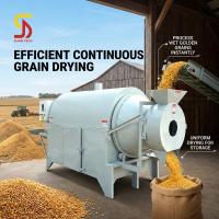 China Multifunctional Rotary Dryer with PLC Automatic Control and Stainless Steel Lining for Grain and Seed Drying for sale