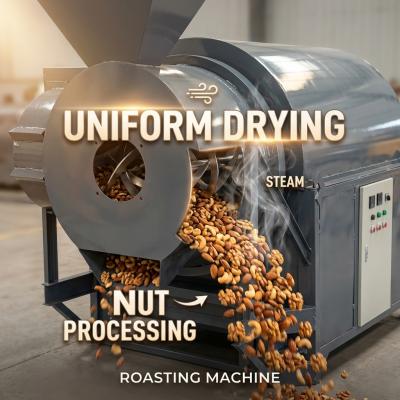 China Agricultural Rotary Dryer Machine Electric Heating Rotary Drum Dryer Soybean Sunflower Seeds Nuts Rotary Dryer for sale