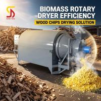 China Wood Chips Wood Shavings Small Rotary Dryer Diesel Waste Grain Biomass Rotary Dryer for sale
