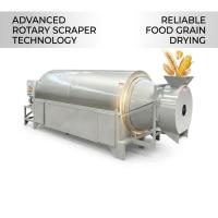 China Oat Rotary Drum Scraper Dryer For Food Industry Grains And Corn for sale