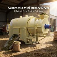 China Small Automatic Feeding Mini Rotary Drum Dryer ZQ250 Reducer 1000*2900 Inner Cylinder Dimensions for sale