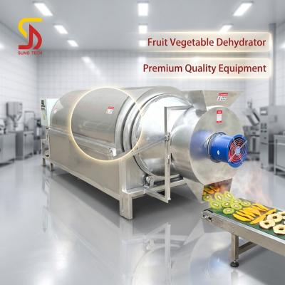 China Stainless Steel Cassava Small Rotary Dryer Fruit And Vegetable Rotary Drum Dryer For Organic Fertilizers for sale