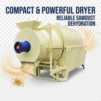 China Wood Chips Sawdust Small Mini Rotary Drum Dryer 380V SN-RD-100 for sale