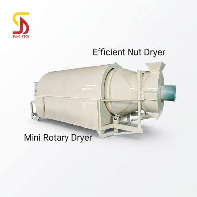 China Chestnut Walnut Rotary Mini Rotary Dryer And Melon Seed Dehydrator Cashew Nut Roasting Machine for sale