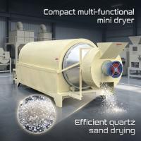 China Small Sized Multi Functional Mini Rotary Dryer Equipment Quartz Sand Kaolin Rotary Dryer for sale