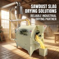 China Industrial Silica Sand Sawdust Slag Small Rotary Dryer Compost Rotary Dryer for sale