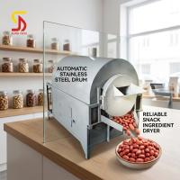 China Small Automatic Stainless Steel Drum Dryer Commercial Nuts Dryer Peanut Cocoa Beans for sale