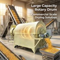 China Stainless Steel Small Rotary Drum Dryer Large Capacity Grain Small Drum Dryer for sale