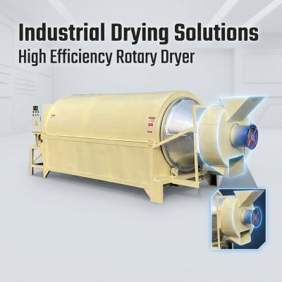 China Electric Mini Rotary Dryer Sea Salt Lime Powder Rotary Dryer Furnace For Slag Aluminium Shavings Wood Shavings for sale