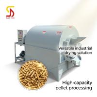 China Multifunctional Automatic Feed Pellet Mini Rotary Dryer Equipment ZQ350 Speed Reducer for sale