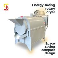 China Compact Stainless Steel Food Rotary Dryer with Efficient Drying and Energy Efficient Design for sale
