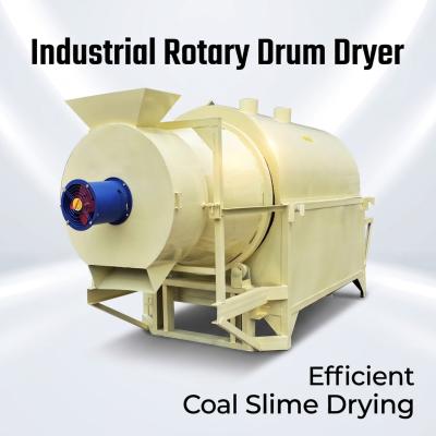 China Industrial Rotary Drum Dryer River Sand Sludge Rotary Dryer Coal Slimeand Sawdust Sand Drum Dryer for sale