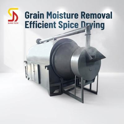 China Compact Household LPG Rotary Drum Dryer with 3mm Cylinder Thickness for Efficient Drying of Food Spices and Grains for sale