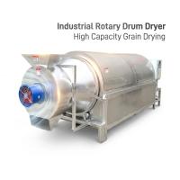China Large Capacity Grain Rice Seed Mini Rotary Drum Dryer Corn Rice Wheat Sorghum Drum Dryer for sale