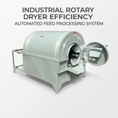 China Automatic Industrial Agriculturalmini Rotary Dryer Sludge Manure And Feed Dryer for sale
