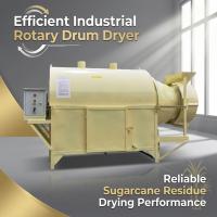 China Small   Industrial Rotary Drum Dryer Cassava Pulp Residue Sugarcane Residue / Fruit Residue Beer Residue Starch Rotary Dryer for sale