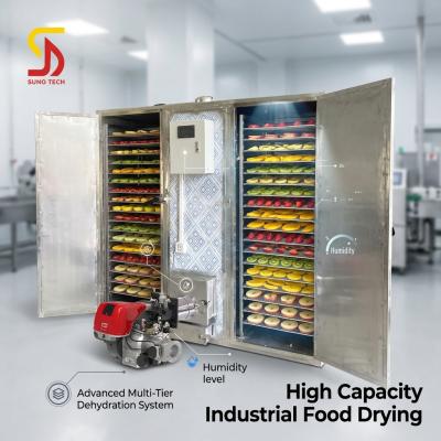 China Industrial Drying Oven with 850 kg/h Evaporation and 680W Dehumidifier for Multi-Tier Food Dehydrator for sale
