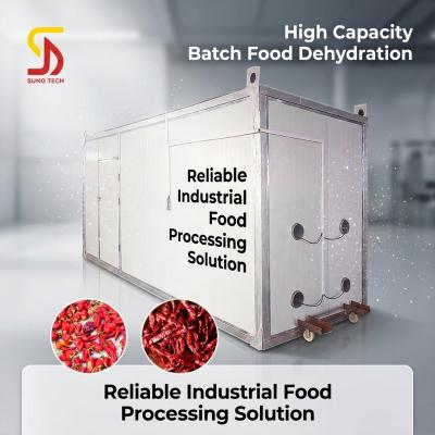 China Industrial Drying Oven with 850 kg/h Evaporation and 680W Dehumidifier for Batch-Type Food Dehydration for sale