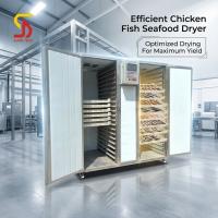 China New Industrial Food Drying Oven Chicken Fish And Seafood Tray Drying Oven Machine 620kg/H for sale
