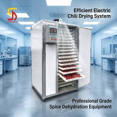 China Automatic Chili Dryer Machine Electric Pepper Drying Equipment Uniform Airflow for Spices Powder Production for sale