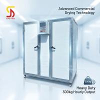 China Industrial Commercial Drying Oven Mango Strawberry Tray Fruit Nut Dryer 300 Kg/H Evaporation for sale