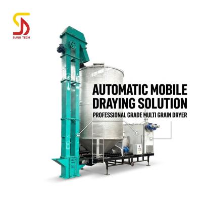 China New Mobile Grain Dryer Corn Paddy Rice Grain Agricultural Automatic Wheat Corn Grain Dryer for sale