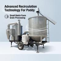 China Diesel Mobile Paddy Dryer Machine Recirculating Small Batch Grain Dryer for sale