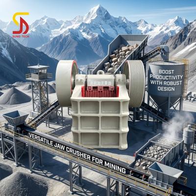 China Adjustable Discharge Jaw Type Rock Crusher For Quartz River Stone Jaw Crusher Equipment for sale