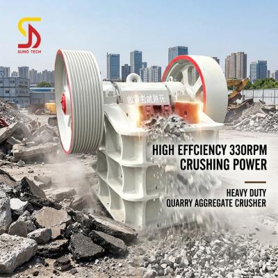China 330r/Min Stone Jaw Crusher For Sale Quarry Aggregate Jaw Crusher for sale