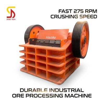 China Factory 275r/Min Double Toggle Jaw Crusher Rock Gold Ore Jaw Crusher Machine for sale