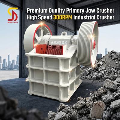 China SUNO Jaw Crusher Machine Big Capacity 300r/Min For Basalt Limestone Gold Ore for sale