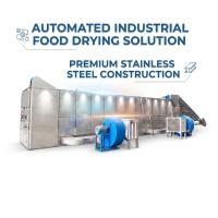 China Automatic Stainless Steel Energy Saving Mesh Belt Dryer for Industrial Food Processing for sale