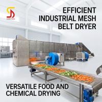 China Automatic Multifunctional Energy Saving Mesh Belt Dryer Industrial Drying Machine for Food and Chemicals for sale