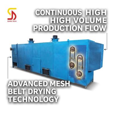 China Continuous Operation Mesh Belt Dryer for Uniform Drying with Energy Efficiency in Food and Chemical Industries for sale