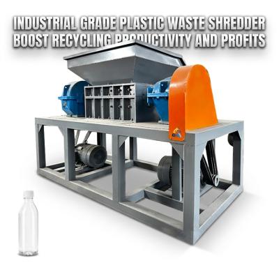 China Multifunctional Waste Recycling Plastic Bottle Shredder Big Plastic Film Shredder Machine for sale