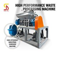 China 190mm Blade Hdd Hard Disk Shredder Machine Scrap Car Tire Solid Waste Shredding Machine for sale