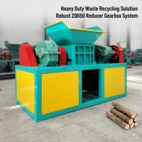 China Newly Designed Double Shaft Shredder Machine ZQ650 Reducer 37KW for sale
