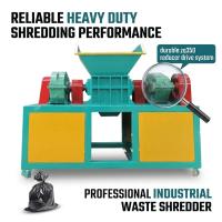 China 0.5t/H Multi Functional Waste Shredder Machine Small Shredder ZQ350 Reducer for sale