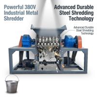 China 380v/60hz Double Shaft Metal Shredder Machine Scrap Iron And Steel Shredder Machine for sale