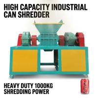 China 1000kg Industrial Recycling Shredder Equipment Pull Top Can Small Shredder Machine for sale