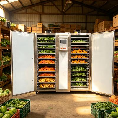 China Factory Direct Drying Machine Apple Mango Tray Dryer Dehydrator Machine Okra Fruits Dehydration Machinery for sale