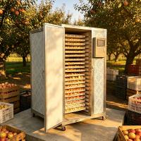 China Tray Large Capacity NYHF-40 Food Dehydration Equipment Fruit Vegetables Mango Coconut Hops Coconut Shell Tray Dehydrator for sale